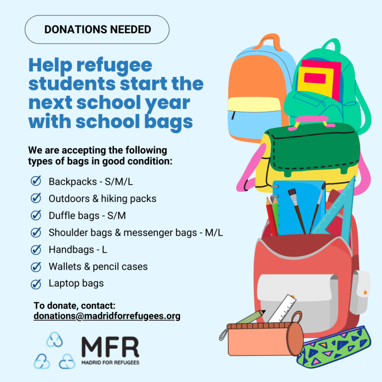 Donations needed! Help refugee students start the next school year with ...